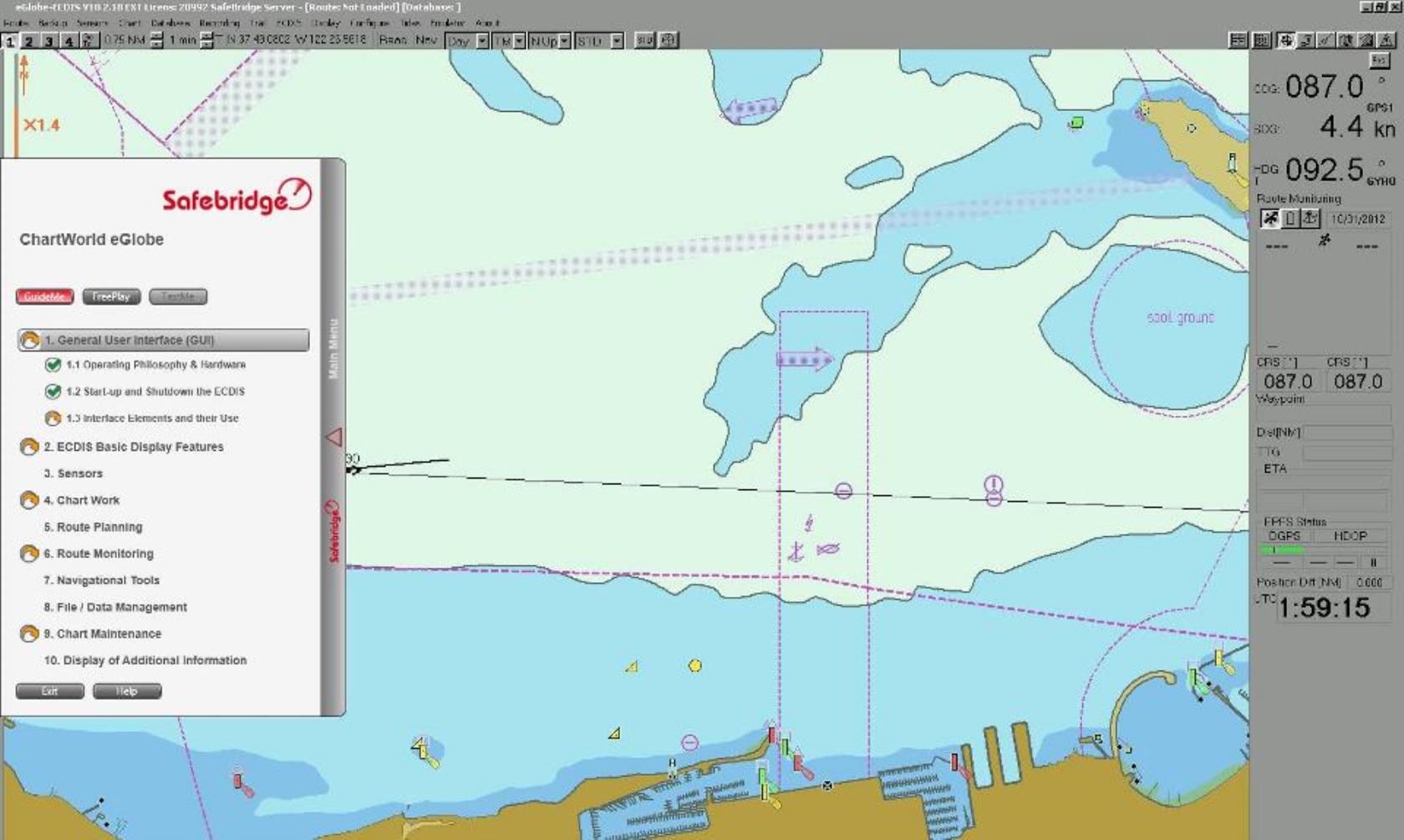 Safebridge Portal - Details of Course ChartWorld eGlobe