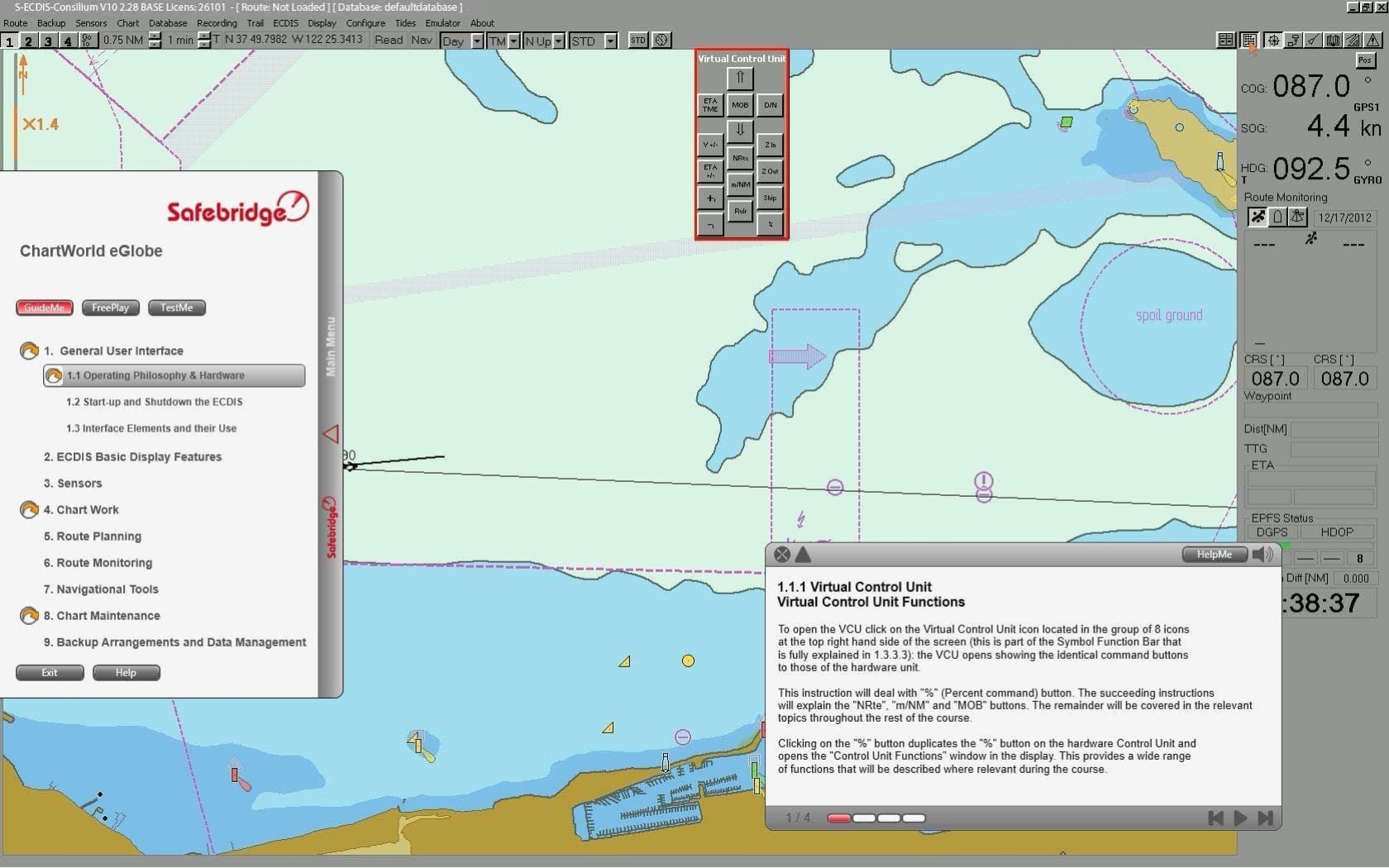Safebridge Portal - Details of Course Consilium S-ECDIS (Standard-ECDIS)
